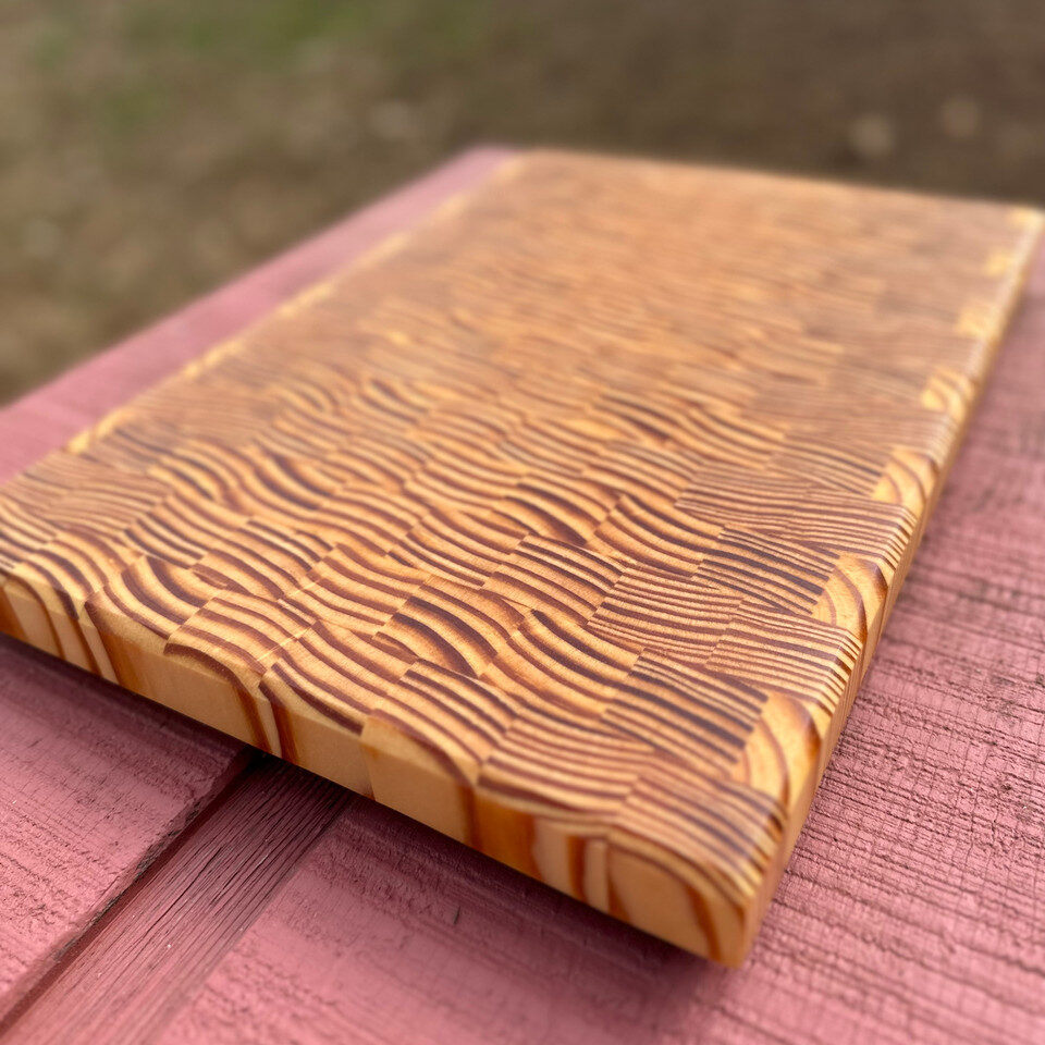 Large Fir End Grain Cutting Board - Wilson Homestead